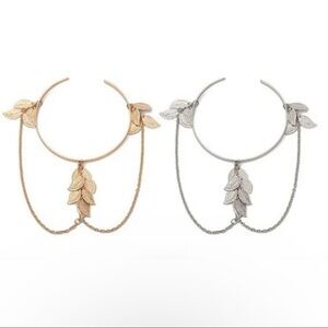 Jewelry | New Set Of 2 Gold Silver Boho Chic Leaf Design Dangle Arm ...
